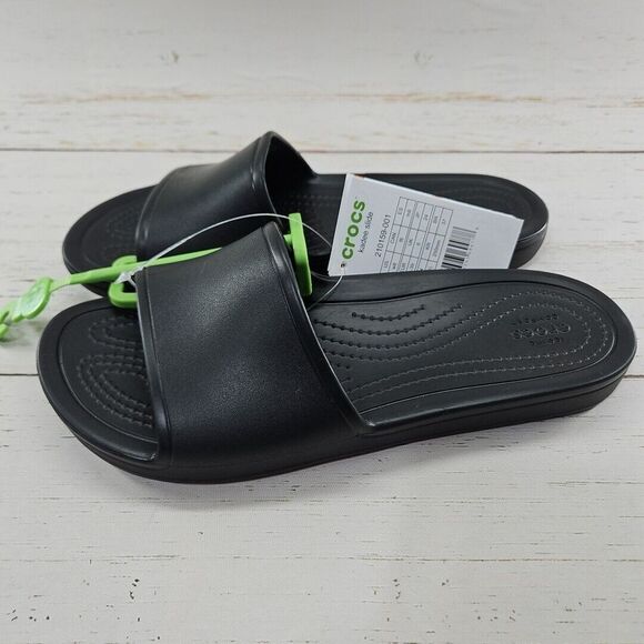 CROCS | Shoes | Crocs Iconic Kadee Slide Womens Size 8 Black Single ...